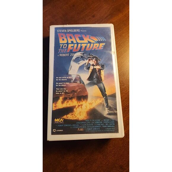 VHS | Media | Back To The Future Cult Classic Vhs Tape Hard White Cover ...